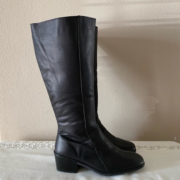 Naot | Shoes | Naot Gift Knee High Boot Leather Black Womens New Size ...